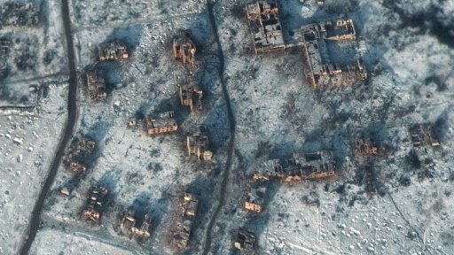 Satellite Images Map of Ukraine